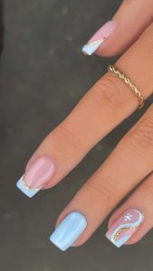 25 French Tip Square Nails Designs: From Classic To Creative Inspiration!