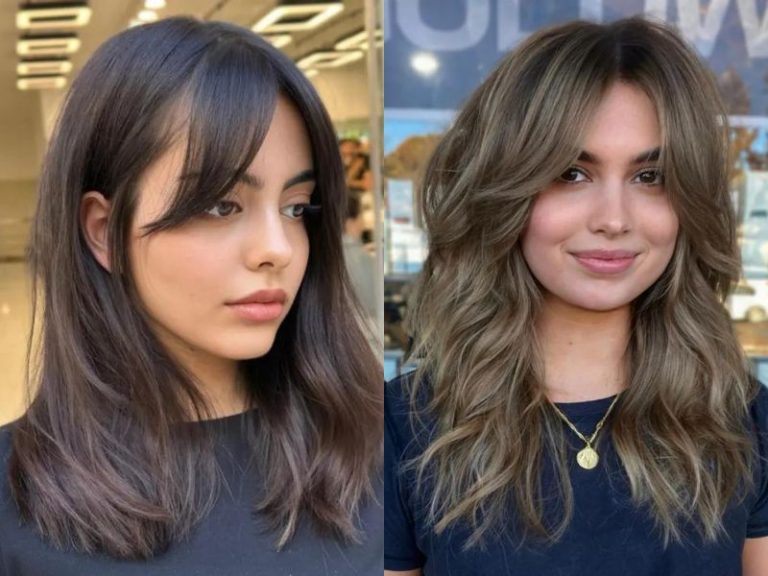 35 Stunning Layered Hair With Curtain Bangs Ideas For A Fresh Look